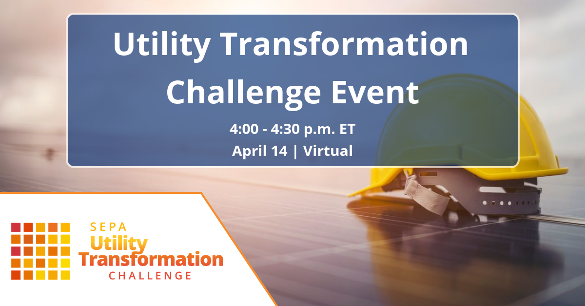 Utility Transformation Challenge Event | SEPA